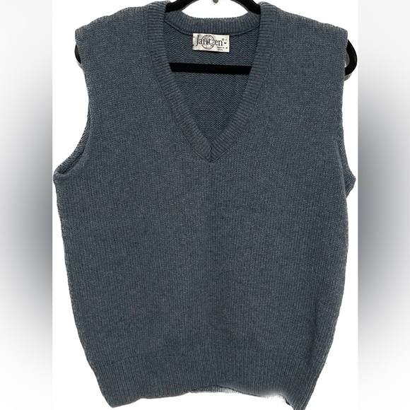 Jantzen | Jackets & Coats | Vtg Jantzen Acrylic Sweater Vest M 8s Blue ...
